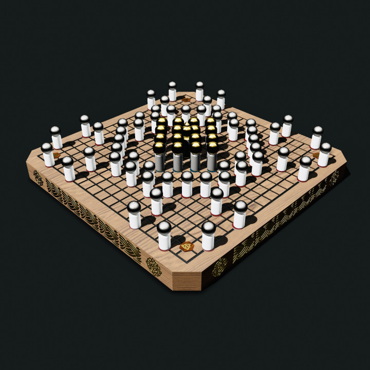 3D Printable Alea Evangelii Board Game by Lazy Bear