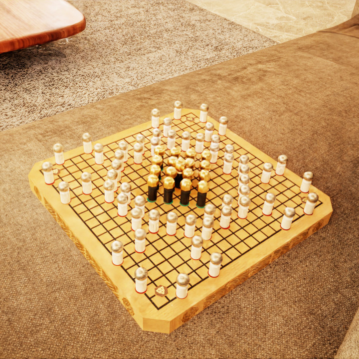 3D Printable Alea Evangelii Board Game by Lazy Bear