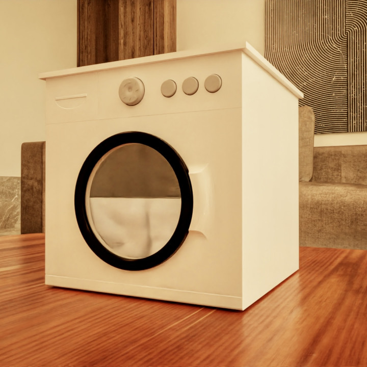 3D Printable Washing Machine Powder Storage by Lazy Bear