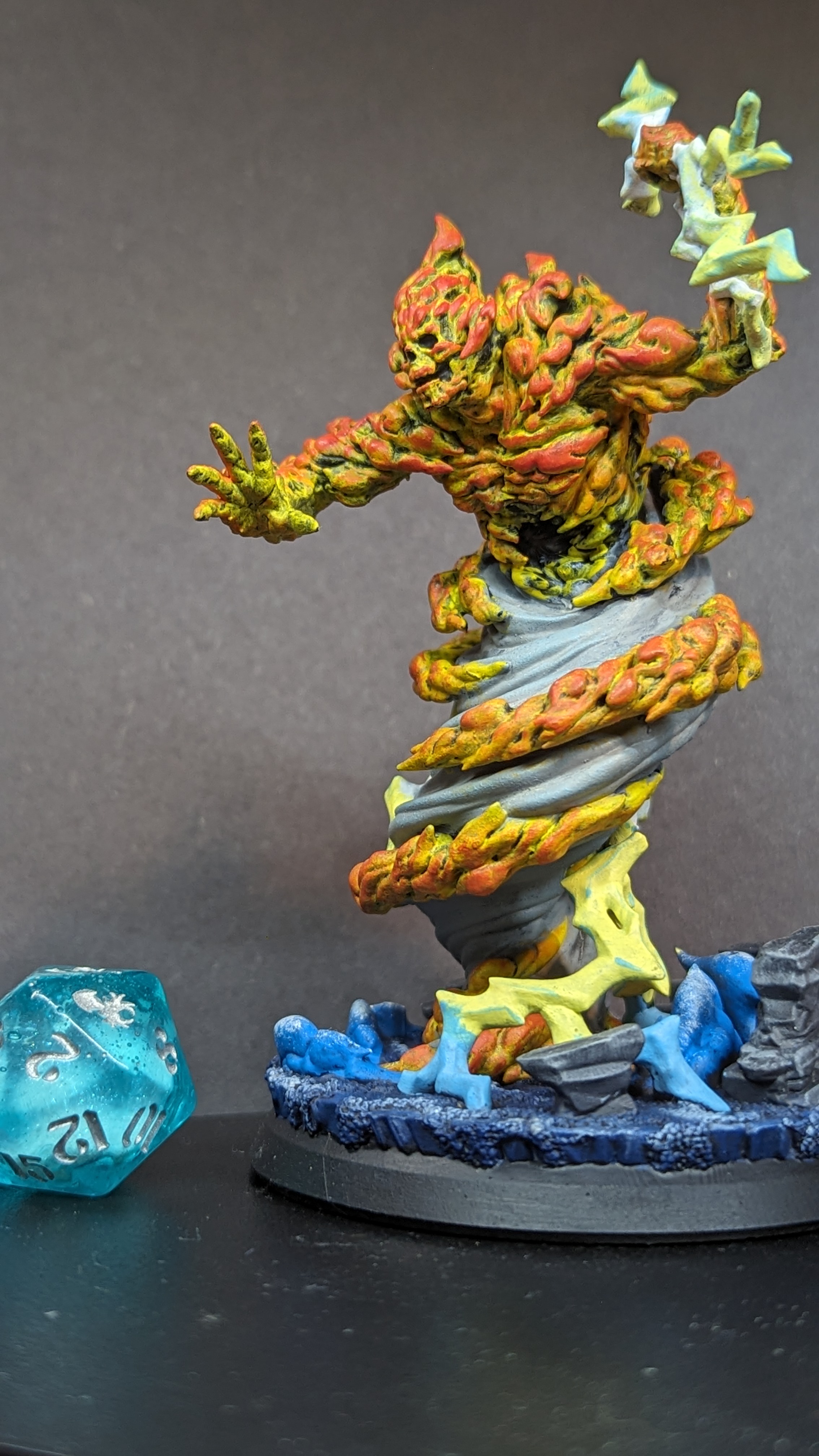 3D Printable Storm Elemental by Flesh of Gods