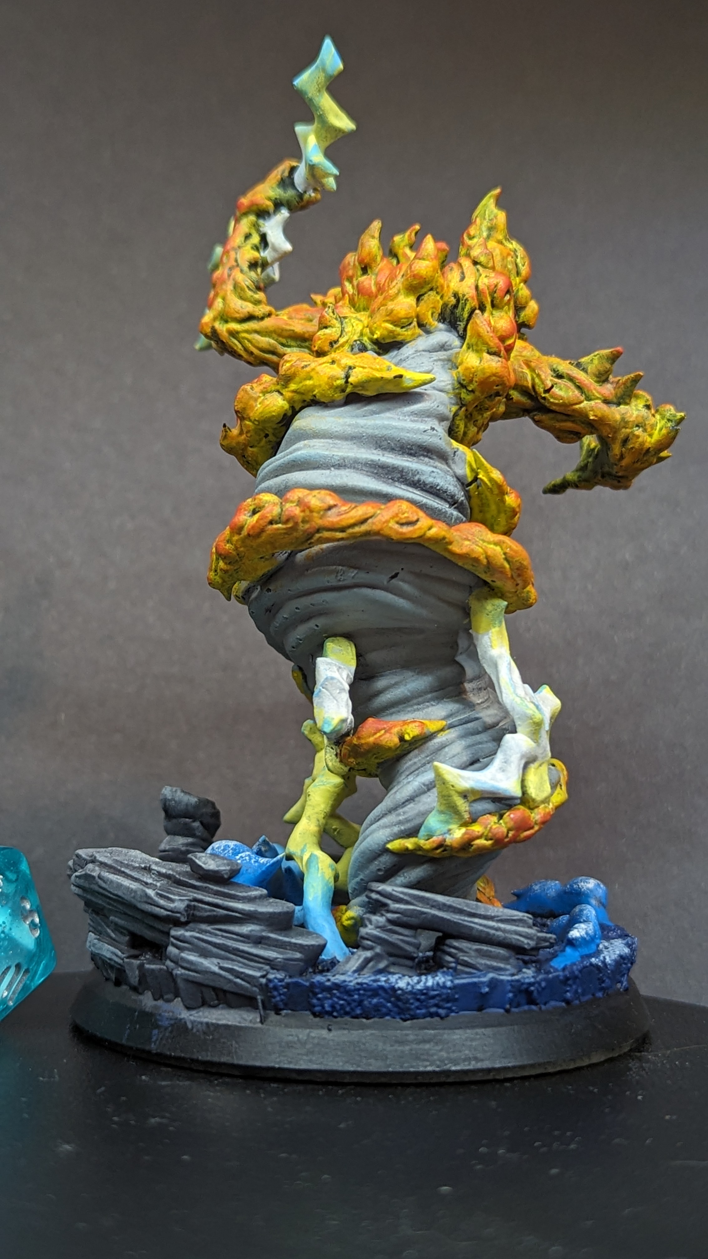 3D Printable Storm Elemental by Flesh of Gods