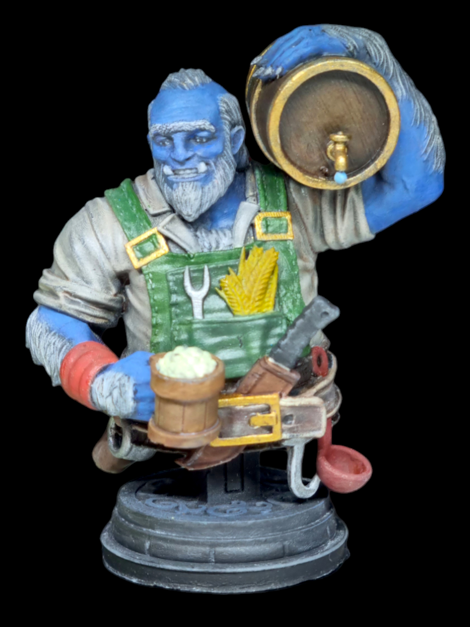 3D Printable Bust - Half-Yeti Inkeeper by Flesh of Gods