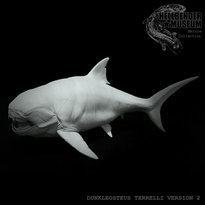 3D Printable Dunkleosteus terrelli, Version 2 "Chunkleosteus"- Large ...