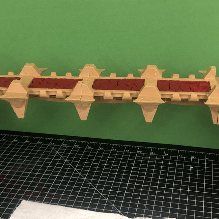 3D Printable Fortified Stalactite & Bridge Compound by GameScape3D