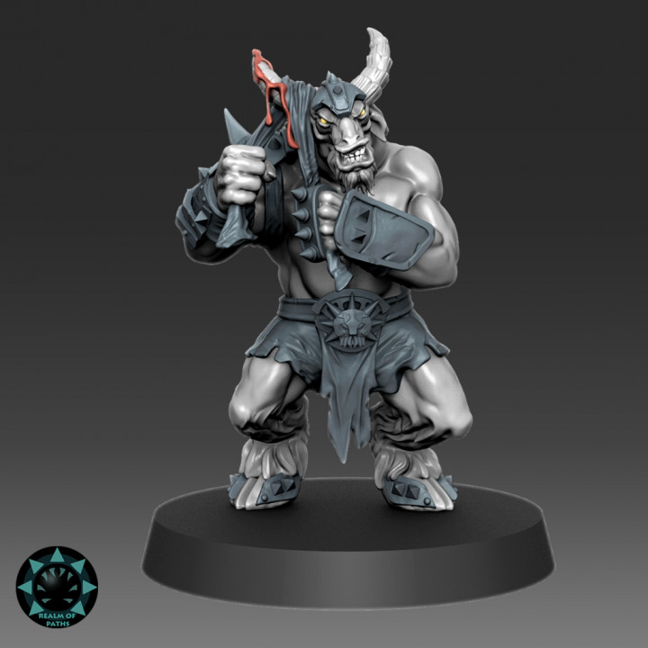 3D Printable Abyss Warriors - The Inferno - Fantasy Football by Realm ...