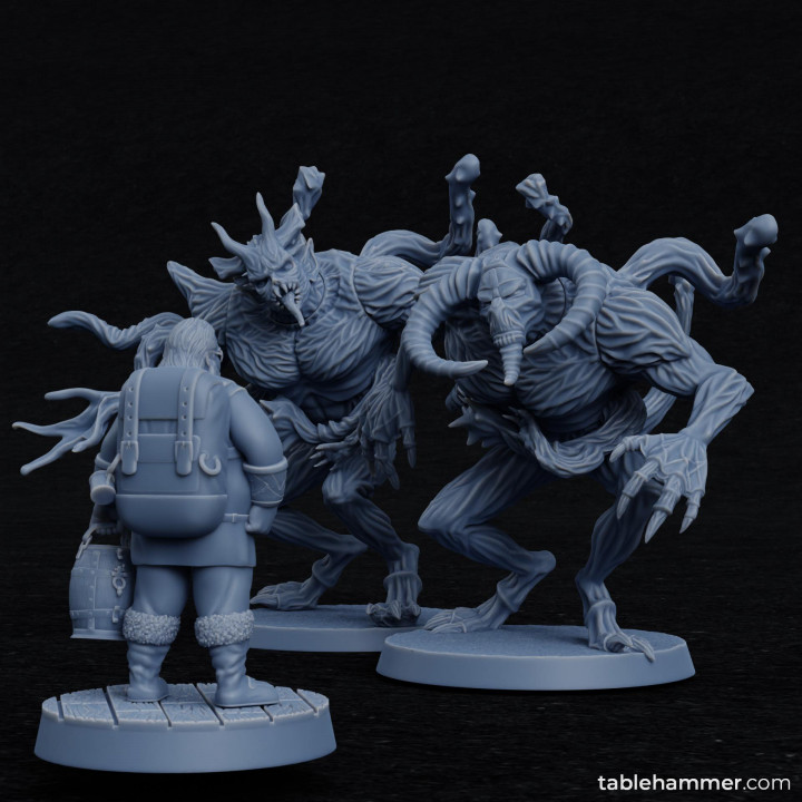 3D Printable ABBERATION VOID SPAWNS by Tablehammer