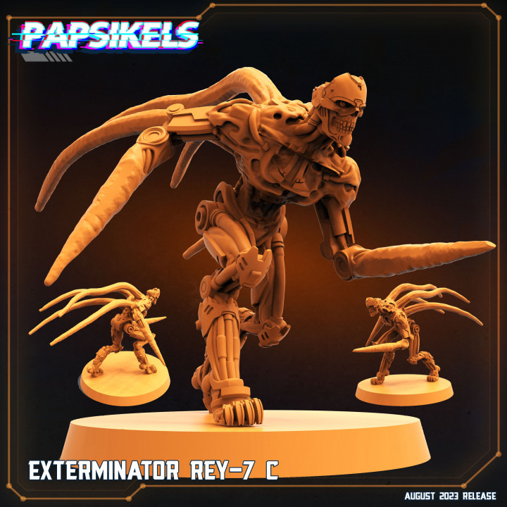 3D Printable AUGUST 2023 RELEASE - XENOWARS GENESIS by PAPSIKELS MINIATURES