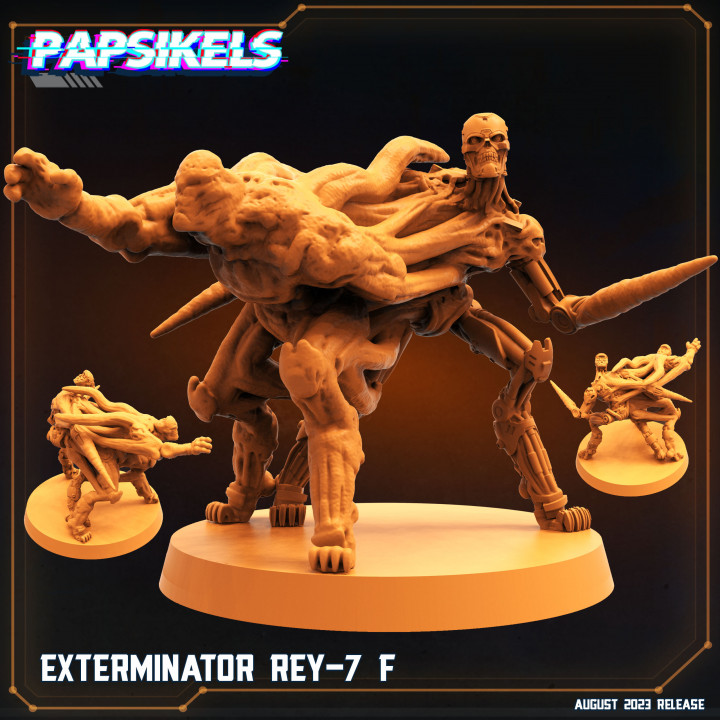 3D Printable AUGUST 2023 RELEASE - XENOWARS GENESIS by PAPSIKELS MINIATURES