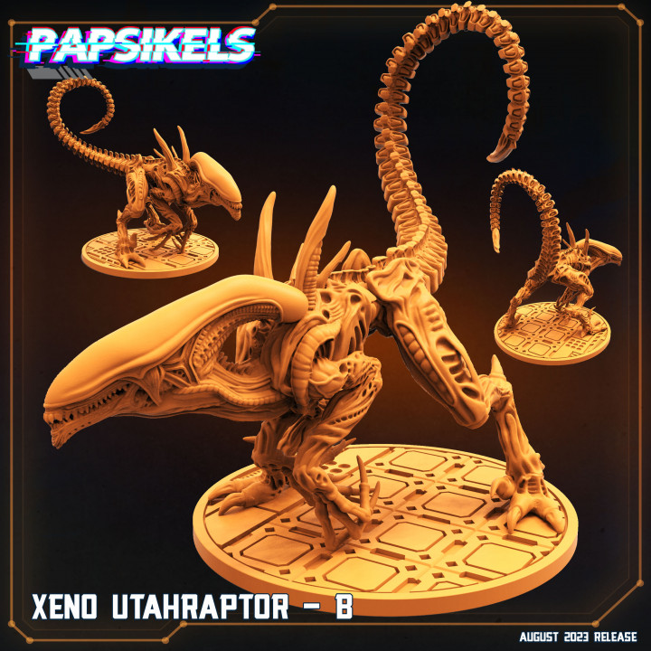 3D Printable AUGUST 2023 RELEASE - XENOWARS GENESIS by PAPSIKELS MINIATURES