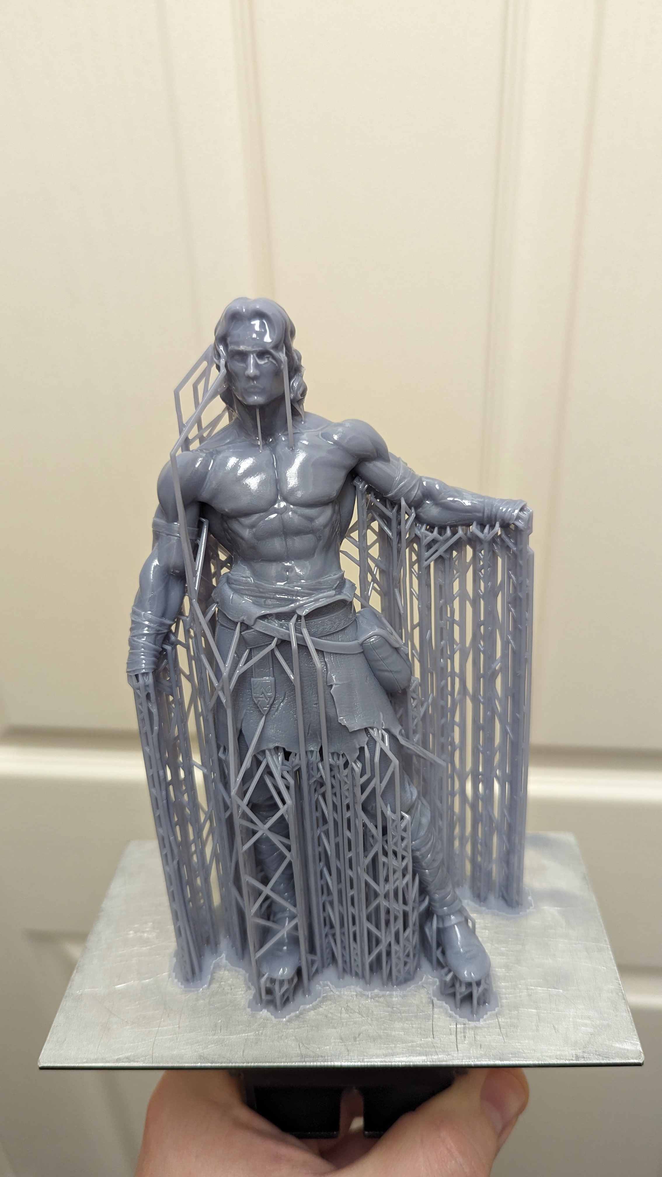 3D Printable David V2 Scale 70mm by Yedharo Models SL