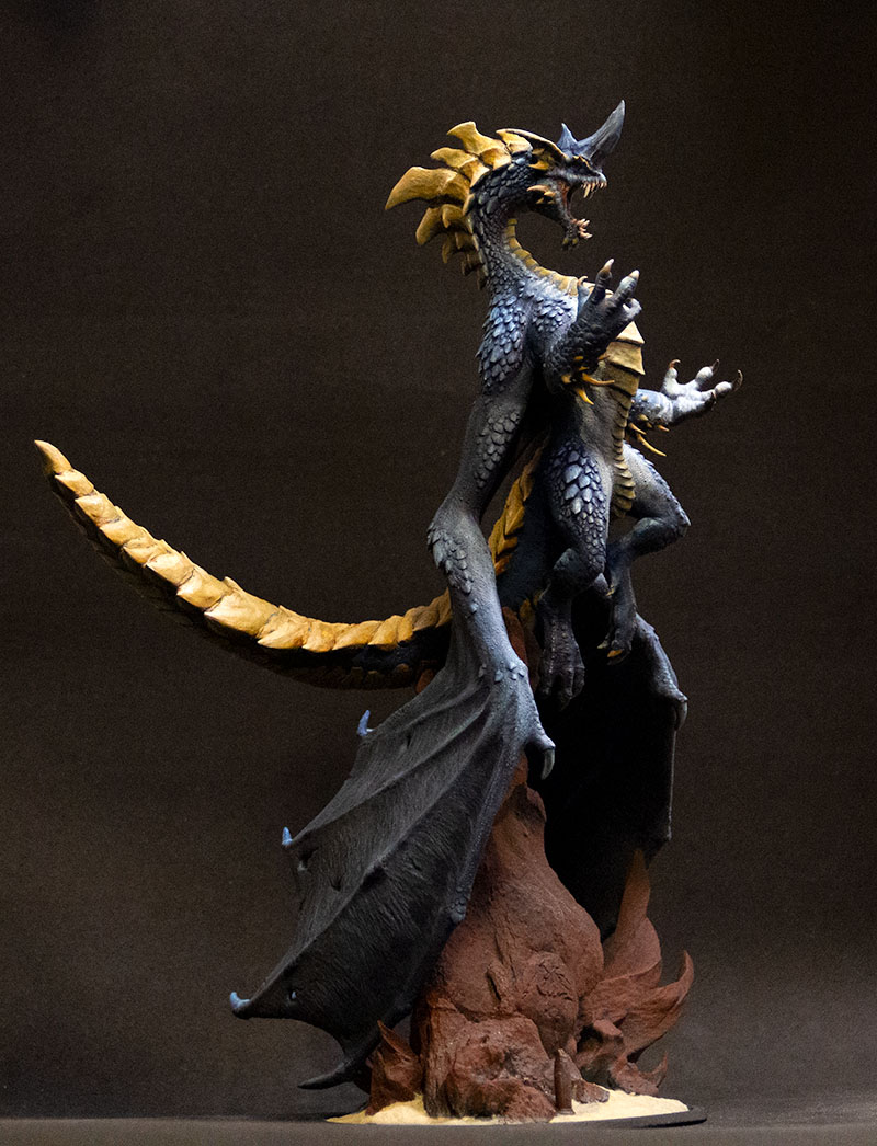 3D Printable Legendary Chromatic Blue Dragon by Rescale Miniatures