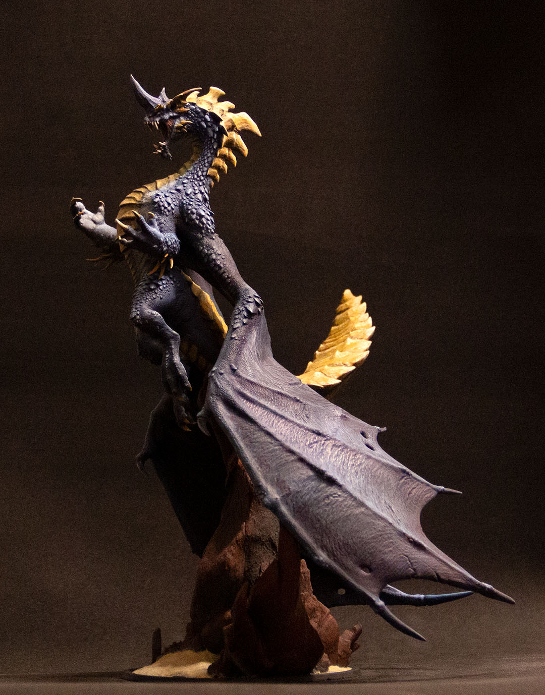 3D Printable Legendary Chromatic Blue Dragon by Rescale Miniatures