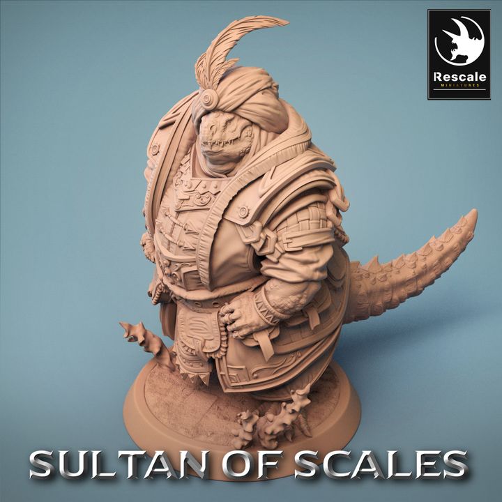 3D Printable Dragonborn Gemstone Peddler Shop by Rescale Miniatures