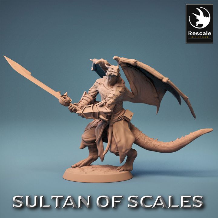 3D Printable Pack Dragonborn Soldiers by Rescale Miniatures