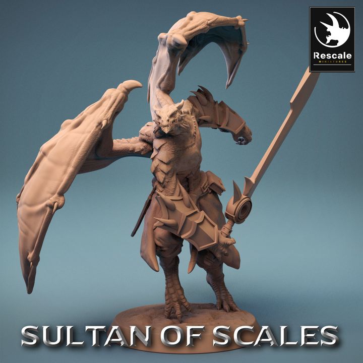 3D Printable Pack Dragonborn Soldiers by Rescale Miniatures