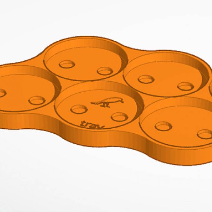 3D Printable Movement Tray 28.5mm x 5 units and 10 units by Raven ...