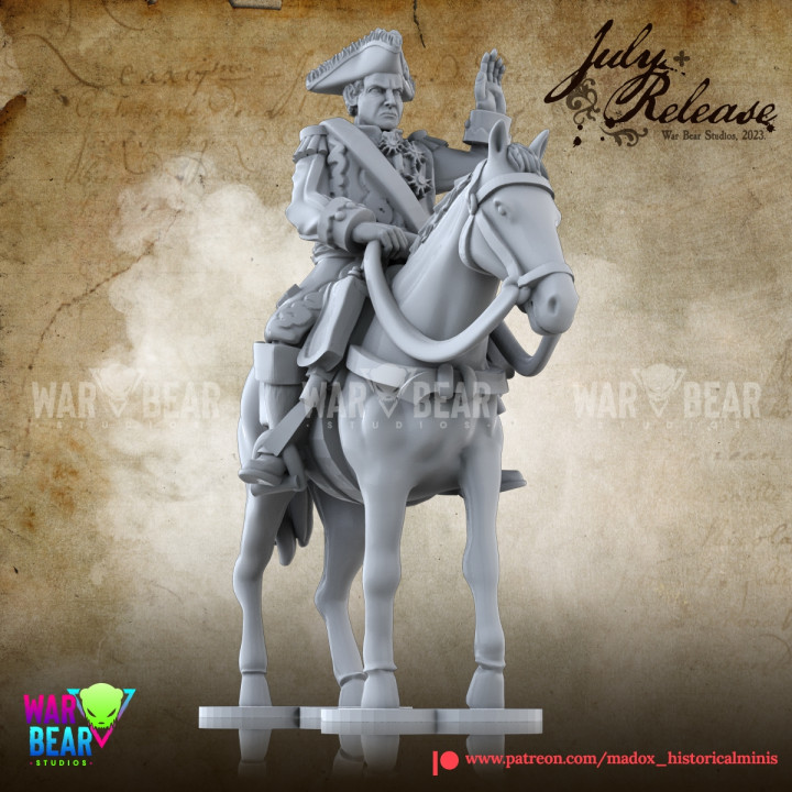 3D Printable AWI French High Command by BattleCat Miniatures