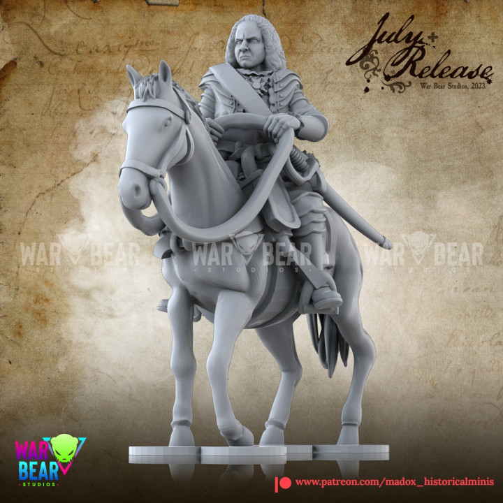 3D Printable SYW Swedish High Command by BattleCat Miniatures