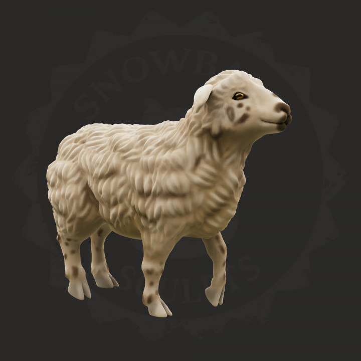 3D Printable Sheep Set by Snowball Sculpts
