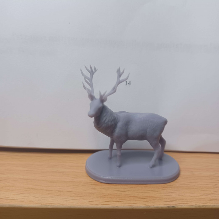 3D Printable Stag Set by Snowball Sculpts