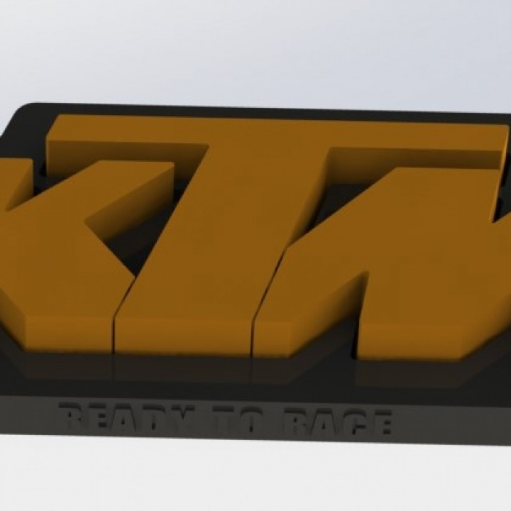 3D Printable KTM logo by Roman Vašíček