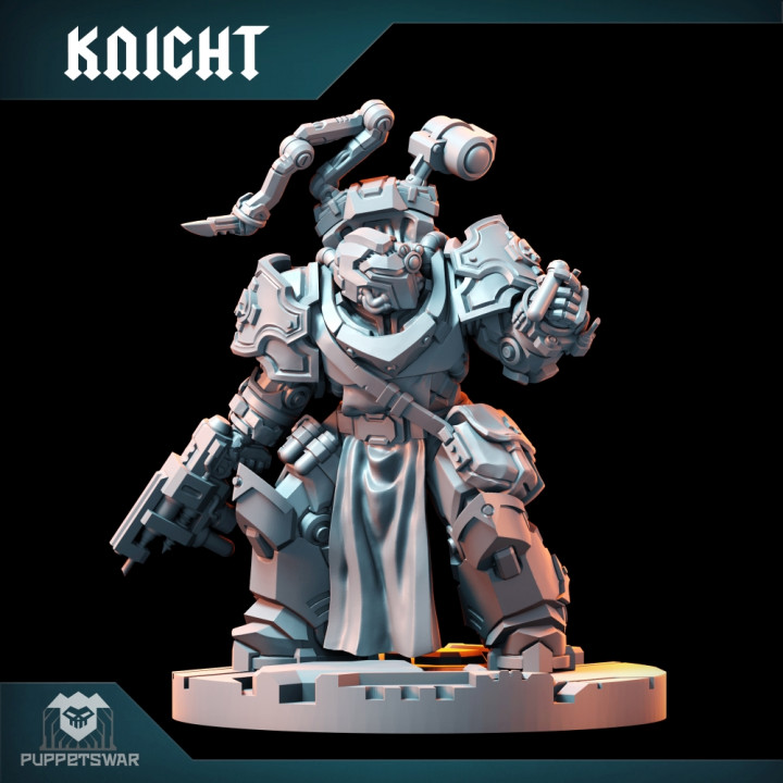 3D Printable Prime Striker Medic (Knight) by Puppetswar Miniatures