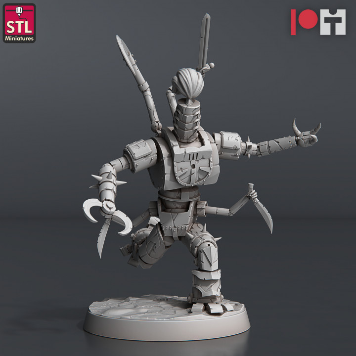 3D Printable Medium Construct B by STL Miniatures