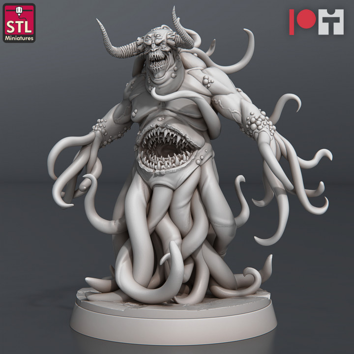 3D Printable Major Demon B by STL Miniatures