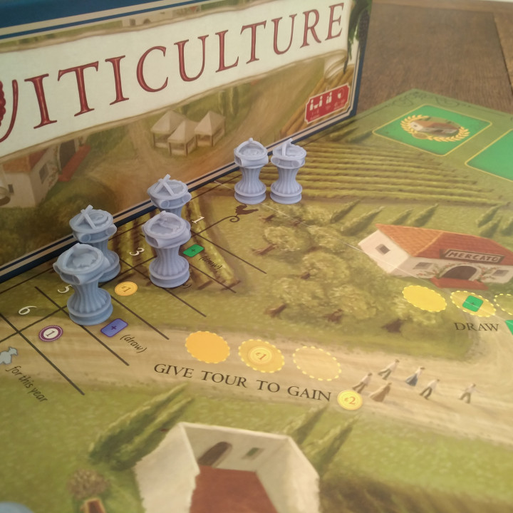 3D Printable Viticulture Essential Edition Upgraded Player Tokens by ...