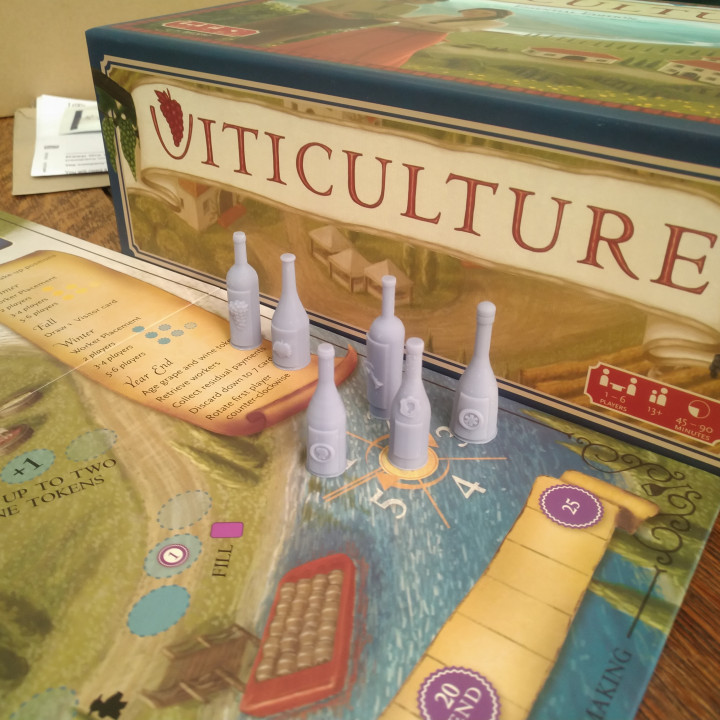 3D Printable Viticulture Essential Edition Upgraded Player Tokens by ...