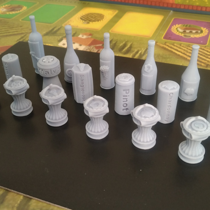 3D Printable Viticulture Essential Edition Upgraded Player Tokens by ...