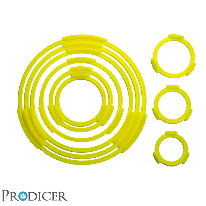 3D Printable Round base squad or unit marker for 25 to 100mm bases by ...