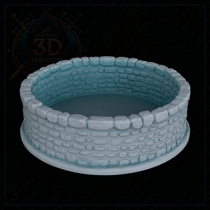 3D Printable Dice Tray by Fantasy 3D Tabletop