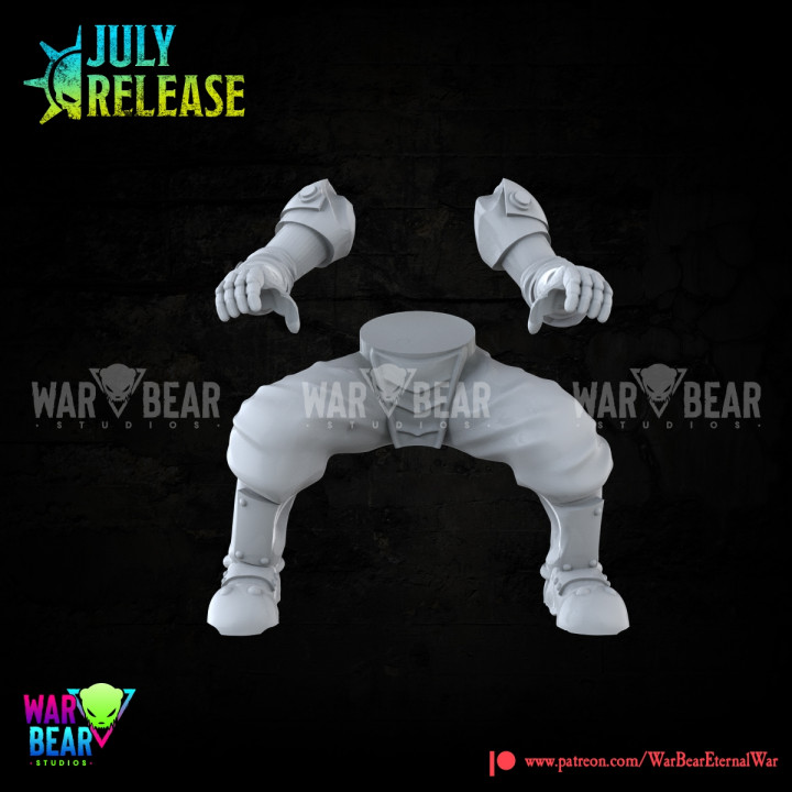 3D Printable Alien cult Reaper Bikers by BattleCat Miniatures