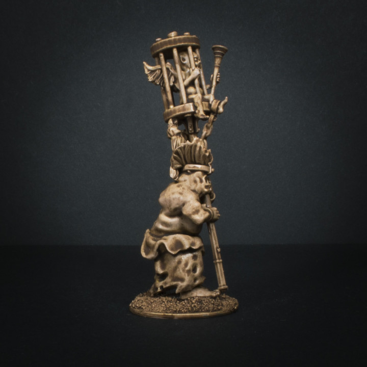 3D Printable Witch Hunter Flagellant Herald by Knucklebones Miniatures