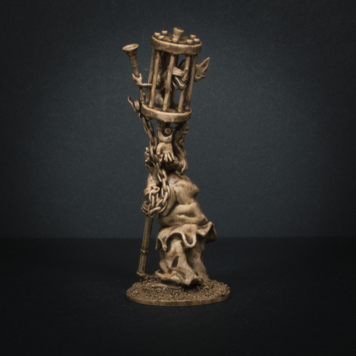 3D Printable Witch Hunter Flagellant Herald by Knucklebones Miniatures