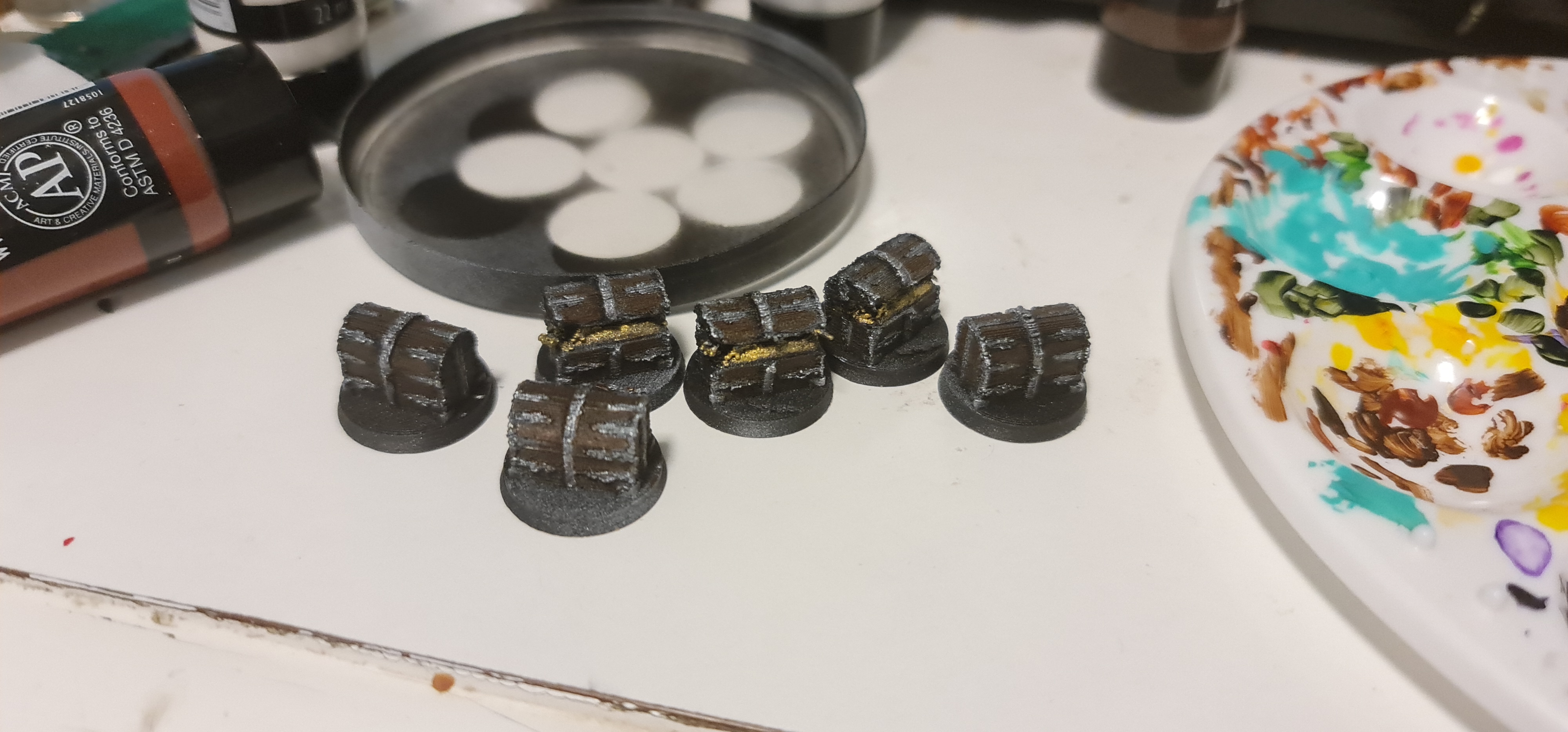 3D Printable Treasure and loot tokens by Arcane Whiskers