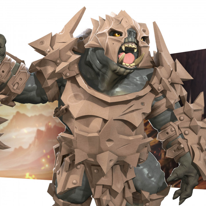 3D Printable Battle Troll by Bite the Bullet