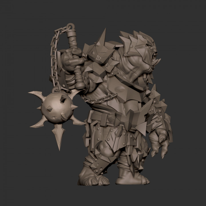3D Printable Battle Troll by Bite the Bullet