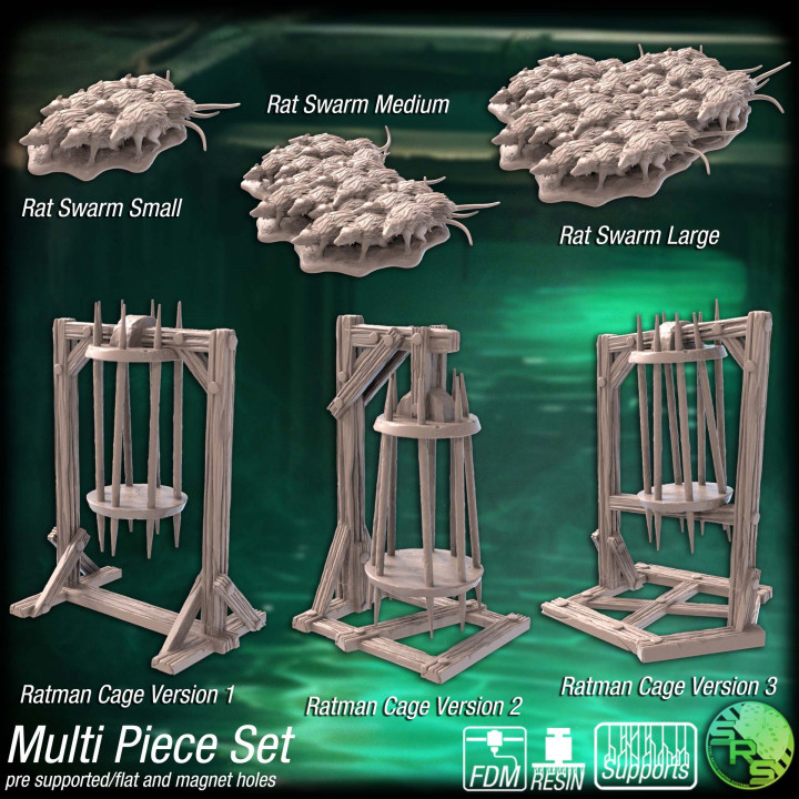 3D Printable Sewer Terrain Set by Sync Ratio Systems