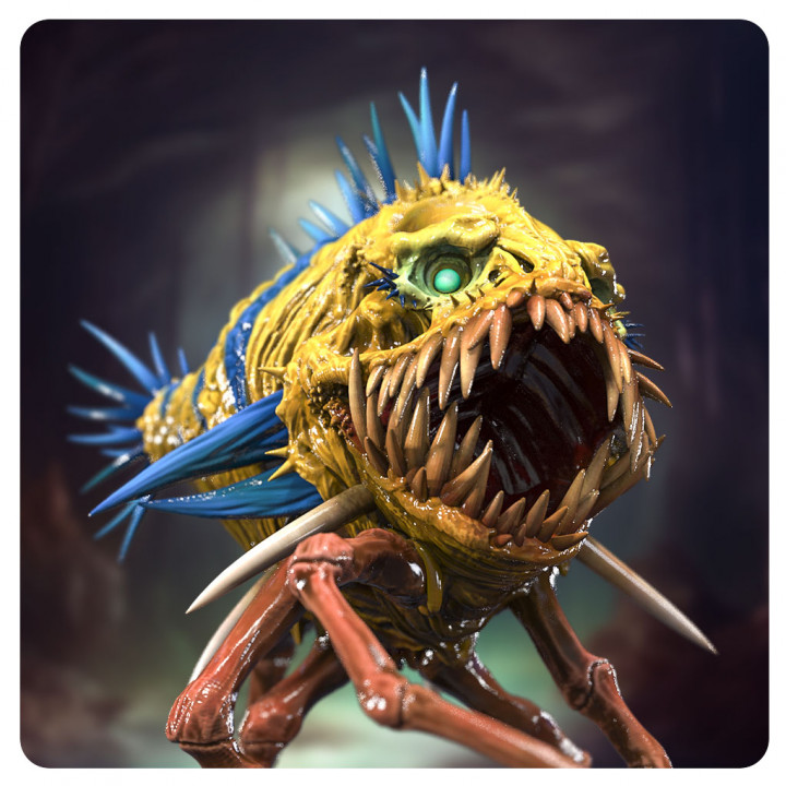 3D Printable Fish Creature - Regular & Mutated by Silvia Corso