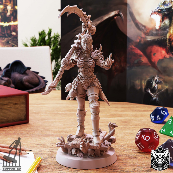 3D Printable Necromancer Summoner by Dungeon Dog