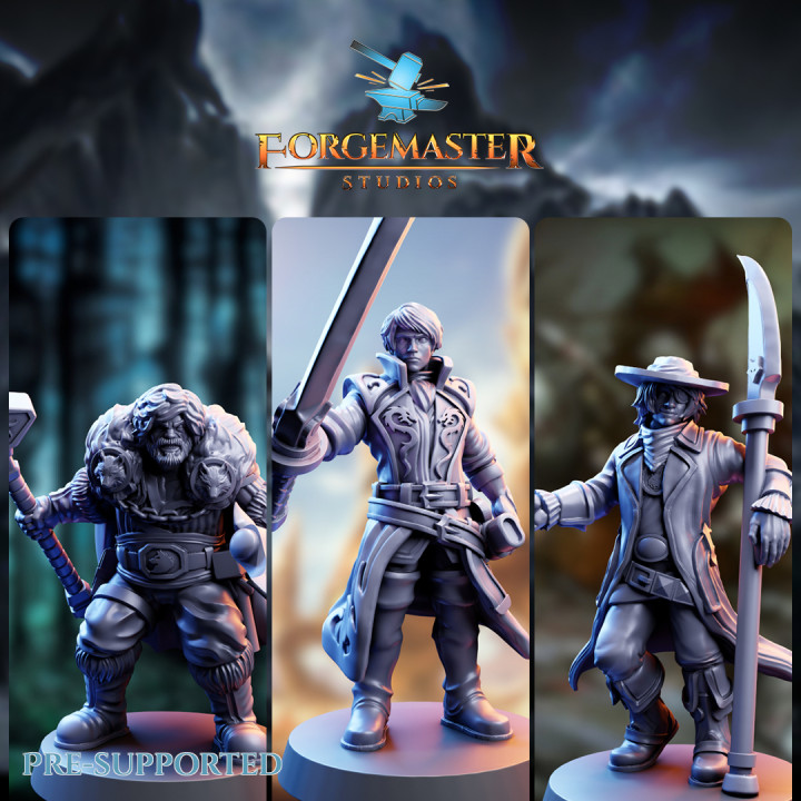 3D Printable Elite Human Heroes - Timeless Champions Bundle 01 ...