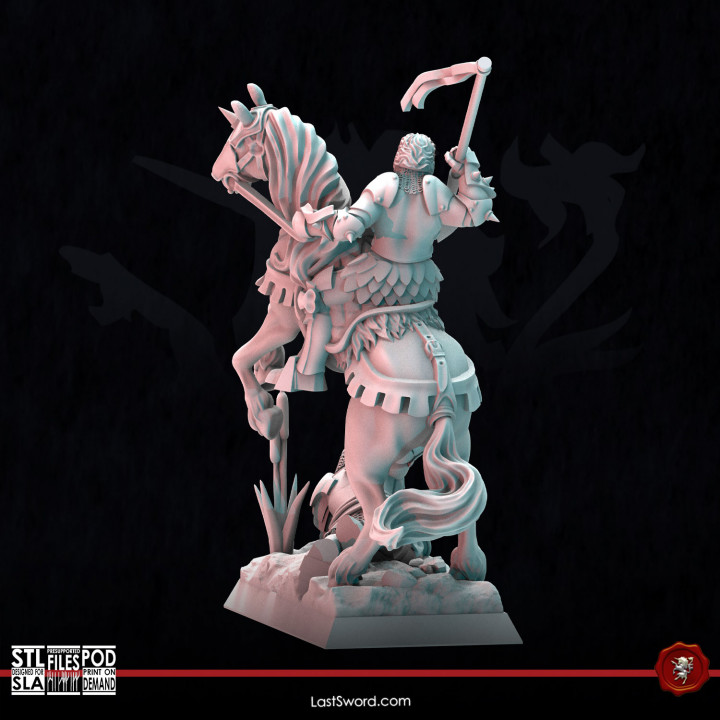 3D Printable Mordred - The Golden Bastard by LastSword Miniatures