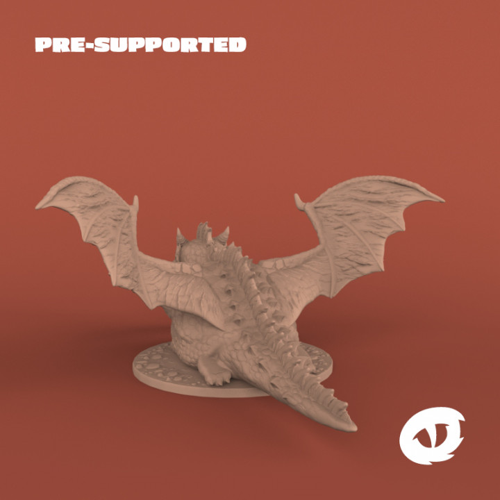 3D Printable Themberchaud by Insight Miniatures