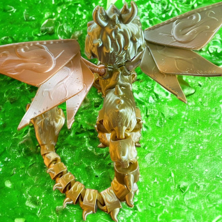 3D Printable Leo The Zodiac Dragon by The Dragon's Den