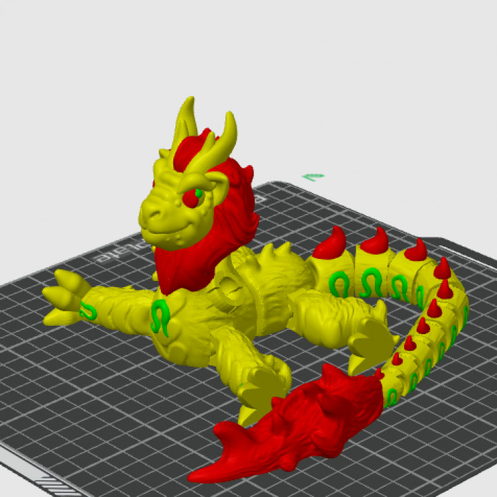 3D Printable Leo The Zodiac Dragon by The Dragon's Den