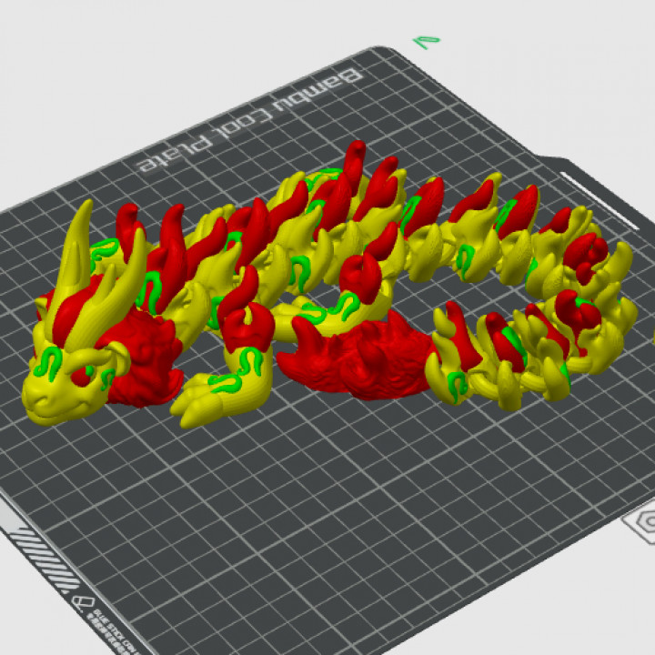 3D Printable Leo The Zodiac Dragon Long by The Dragon's Den