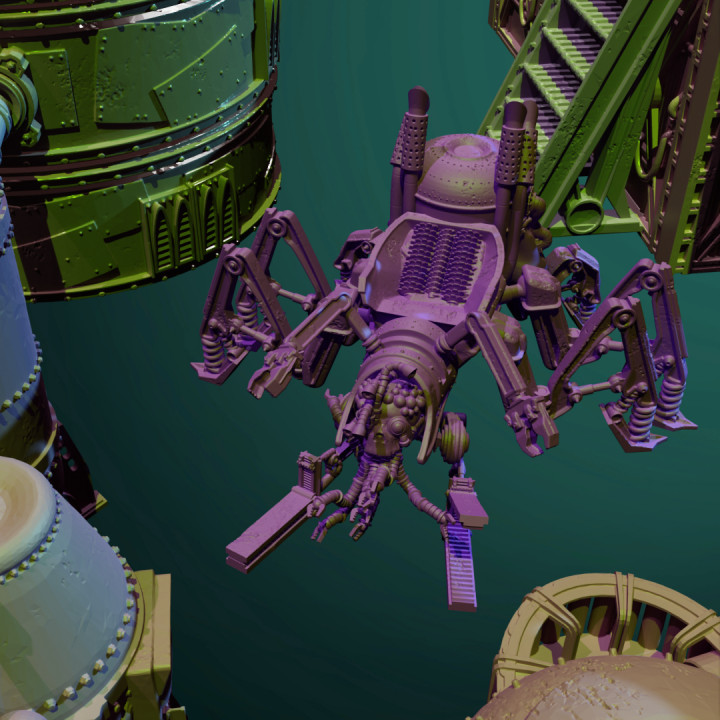 3D Printable Corpse Cannery Modular Terrain by EonsOfBattle