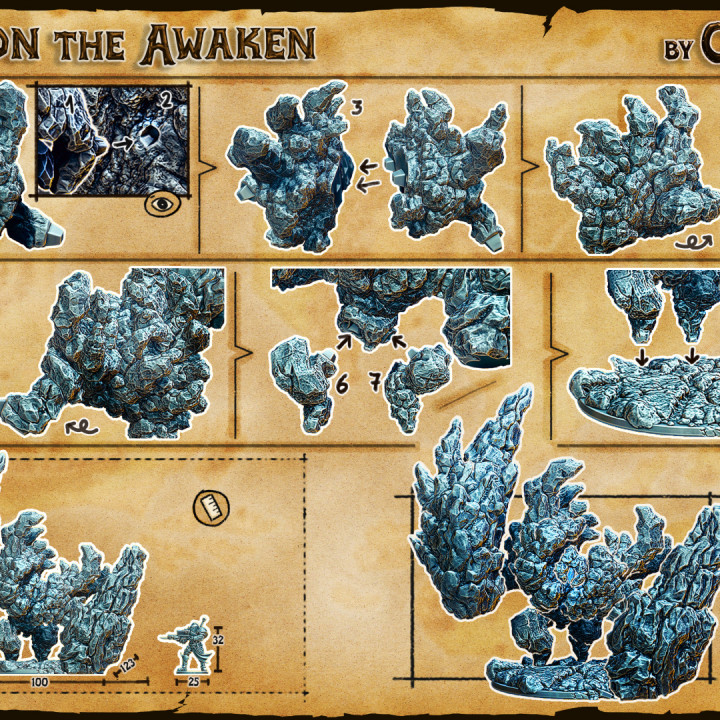 3D Printable Zodon the Awaken by Codex Universalis